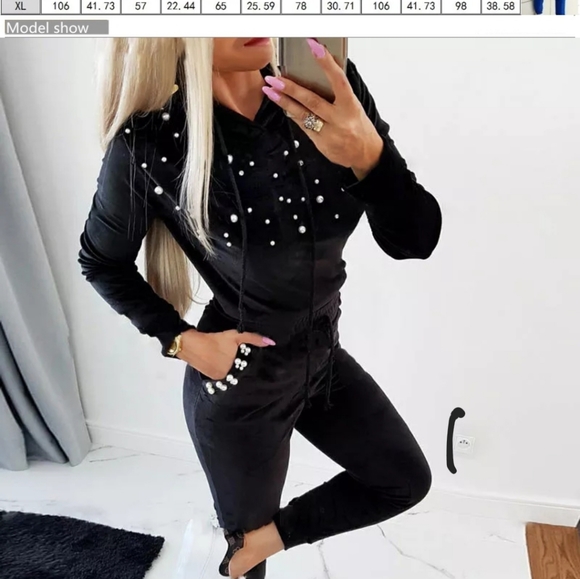 unb | Pants & Jumpsuits | Autumn Cold Shoulder Tracksuit Set | Poshmark